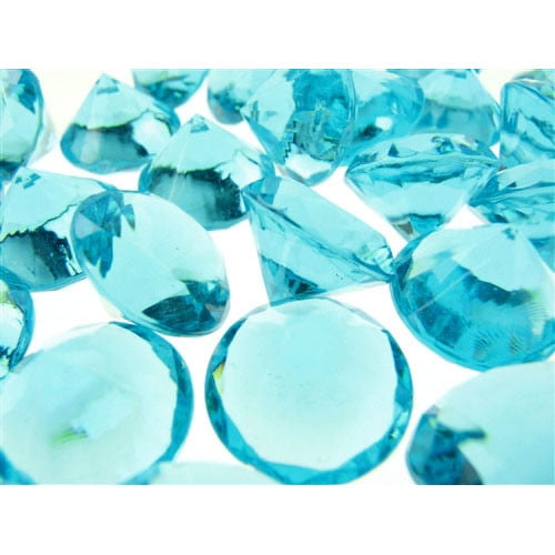 Acrylic Gemstone Diamond Table Confetti, 3/4-inch, 240-Piece - Walmart.com