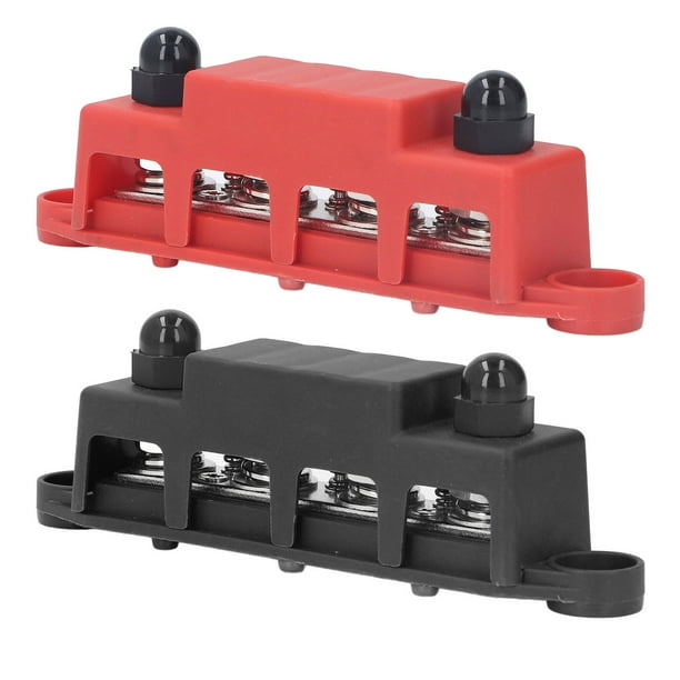 Power Distribution Block,2Pcs Bus Bar Terminal Bus Bar Terminal Block ...