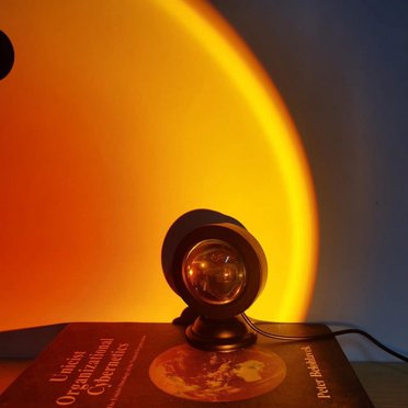 Tsrarey Sunset Projection Lamp, 180 Degree Rotation Rainbow Projection ...