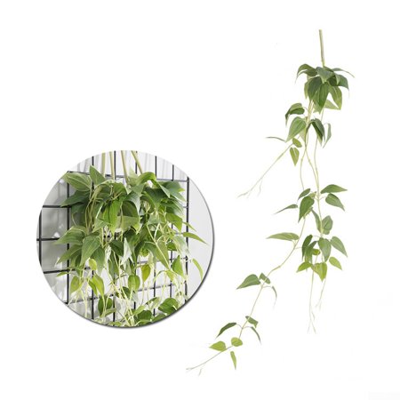 Artificial Clematis Leaf Vines Weeping Plant Wall Rattan Hanging Decor ...