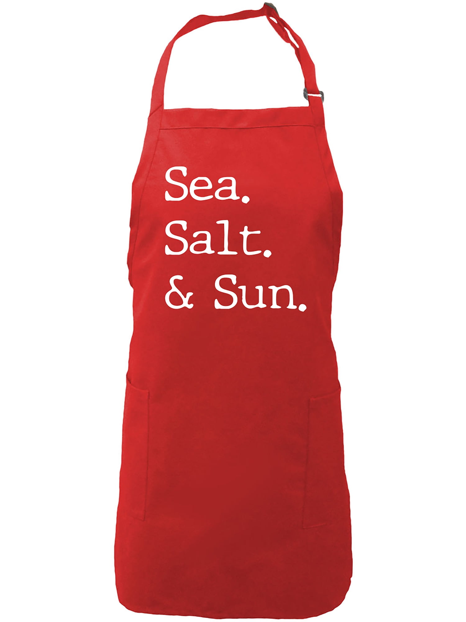 Sea. Salt. & Sun. Apron with 2 patch pockets - Walmart.com