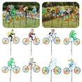 Colorful Fabric and Plastic Windmill with Animal Bicycle Design for ...