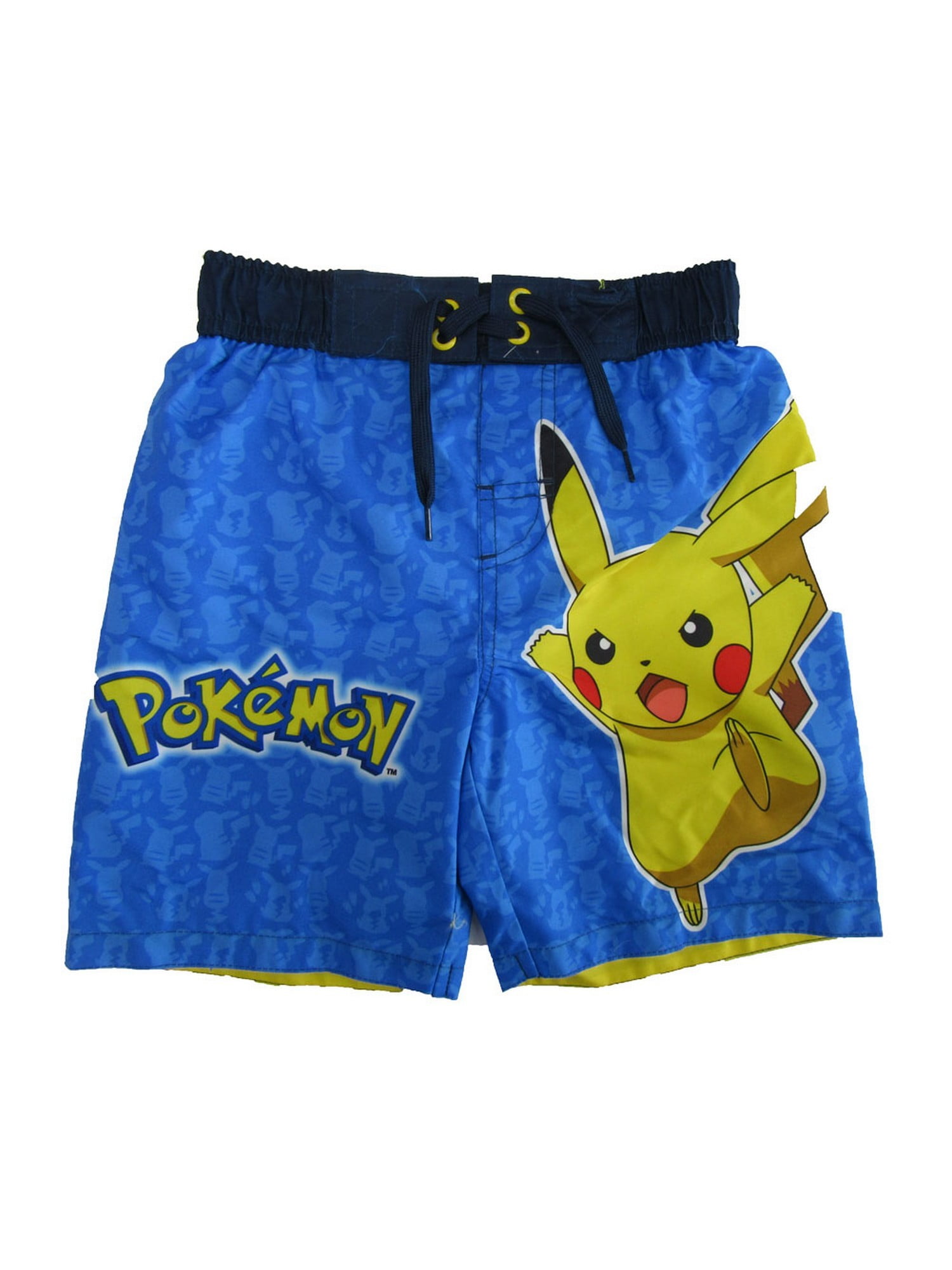 Pokemon Little Boys Blue Swim Shorts 4 - Walmart.com