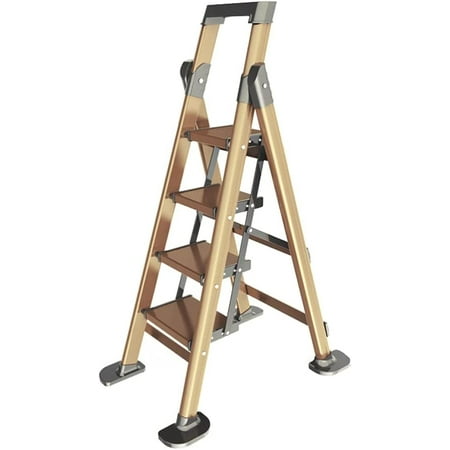 Step ladders Foldable 4 Step Ladder Portable Folding Step Stool Ladder ...
