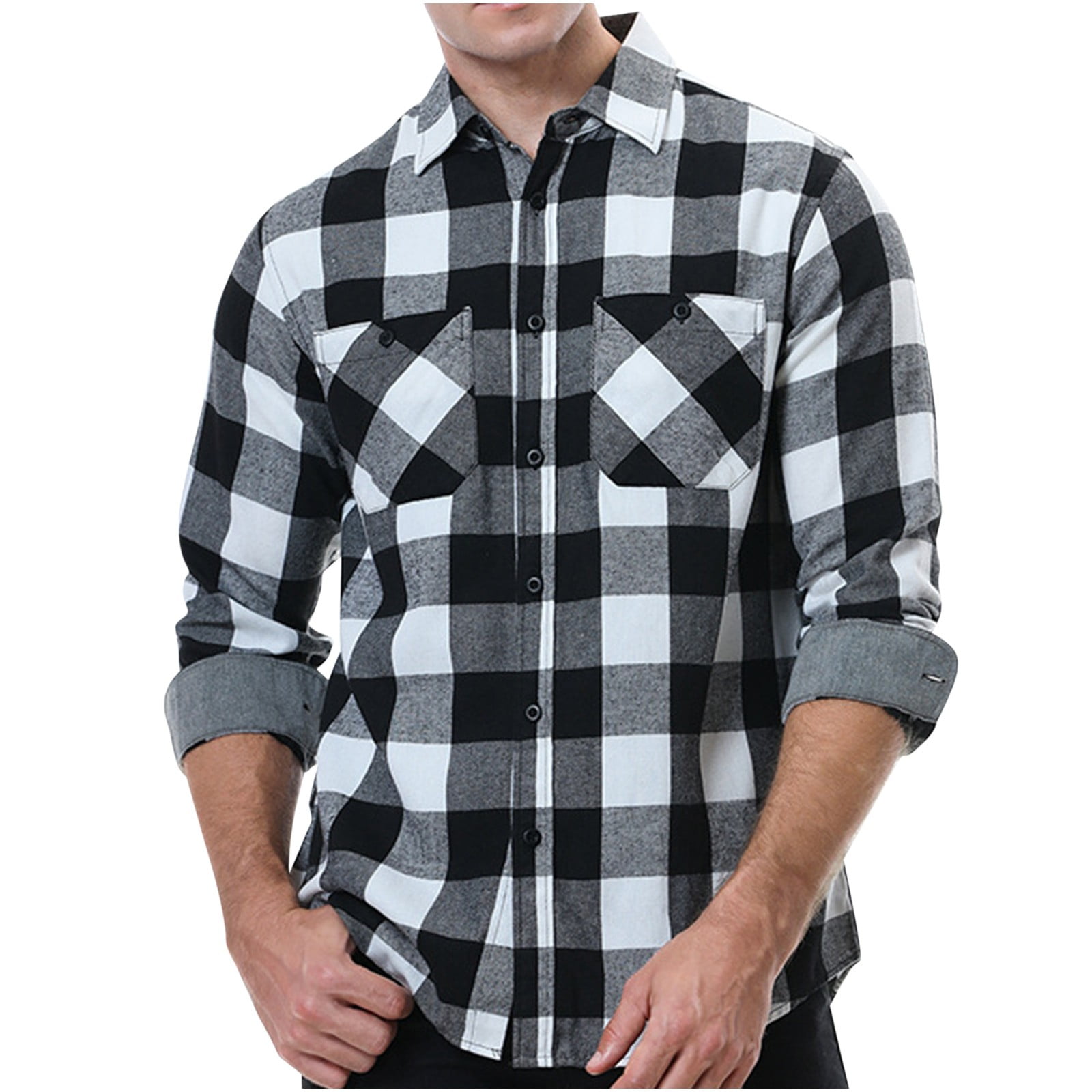 Click here for Ceisia Men Casual Soft Plaid Short Sleeve Button D... prices