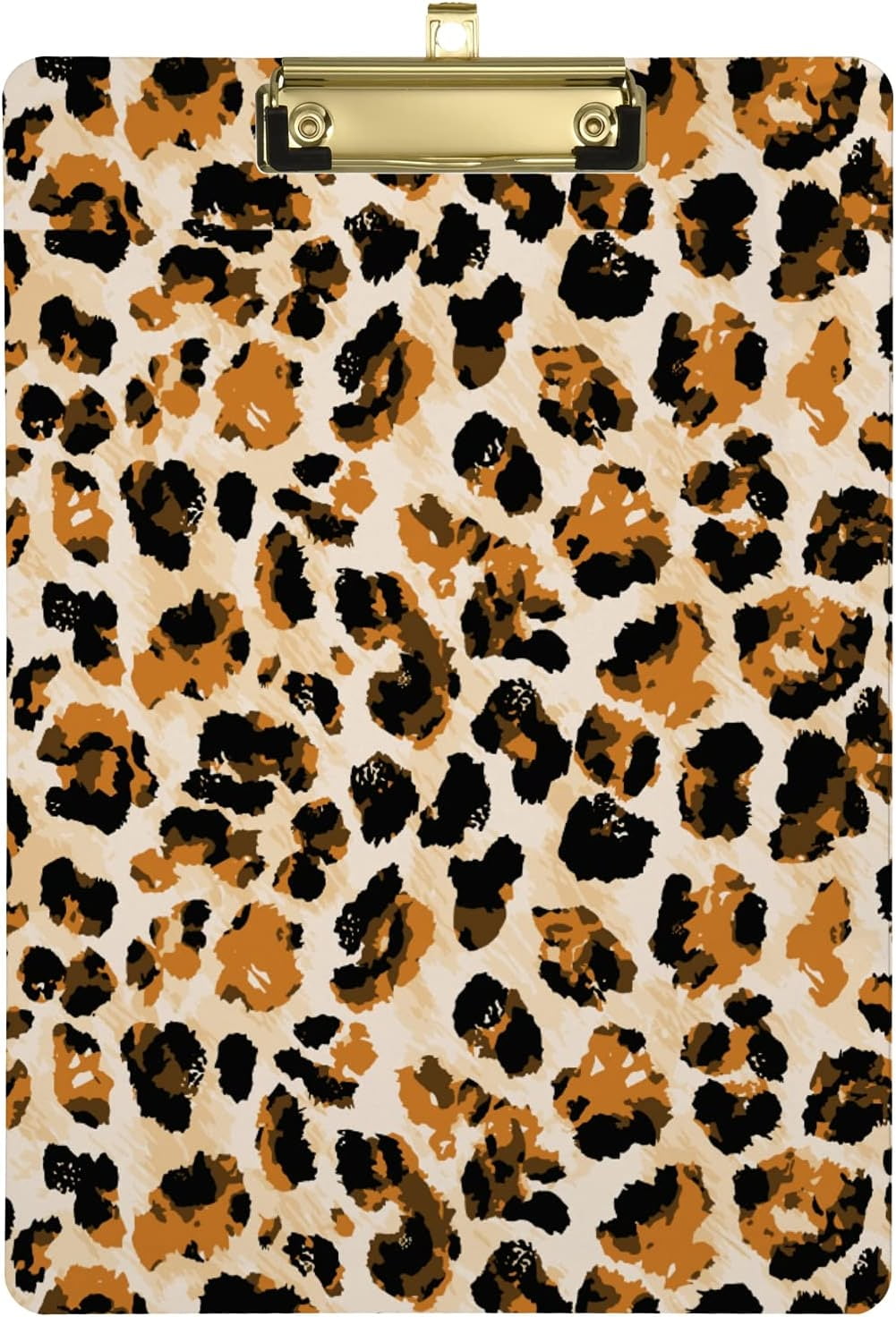 FMSHPON Leopard Cheetah Print Clipboard Hardboard Wood Nursing Clip ...