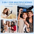 JC-25 Mini Selfie Tripod, Floor-Standing Quadripod for Taking Photos ...