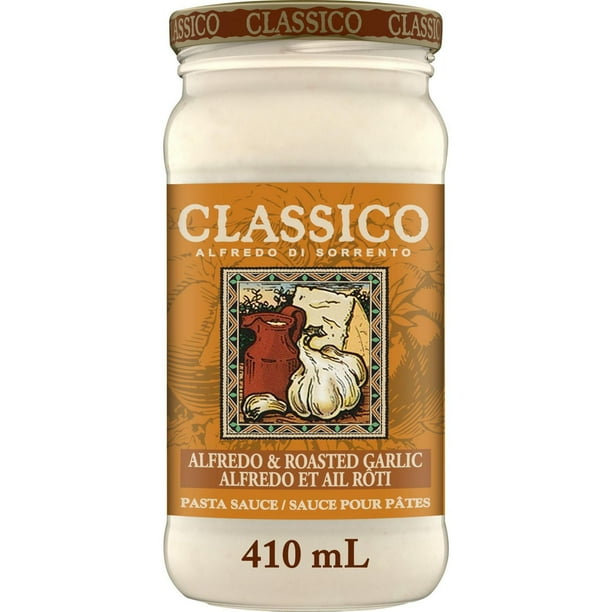 Classico Alfredo & Roasted Garlic Pasta Sauce, Classico Alfredo ...