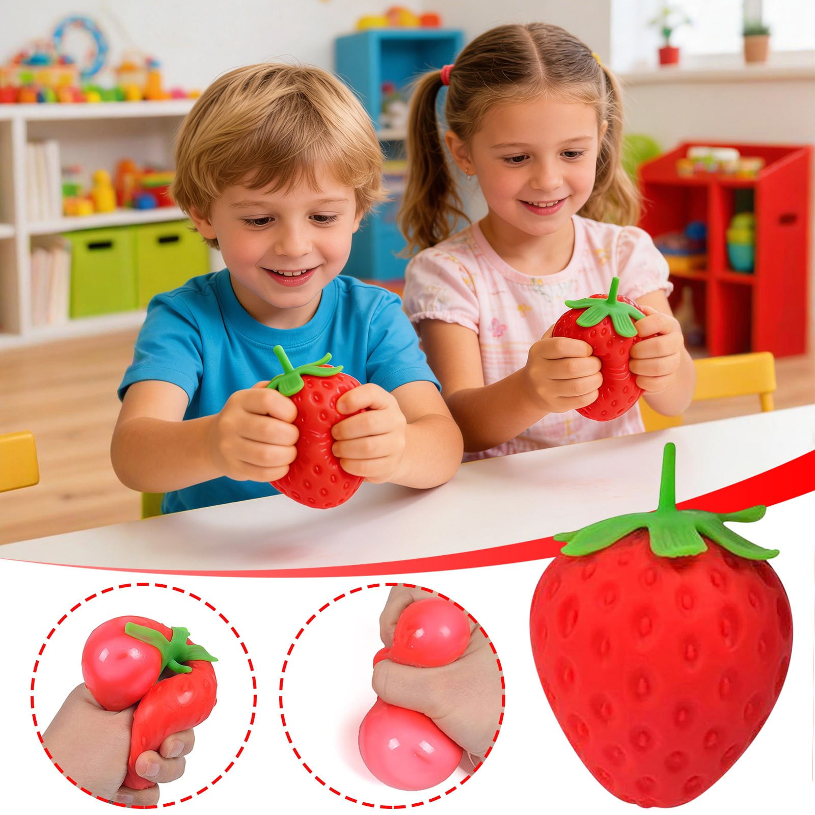 Click here for Yannianjz Strawberry Squeezetoy  Slow Rising Press... prices