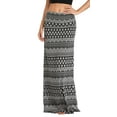 Urban CoCo Women's Fold-Over Flare Long Maxi Skirt (1,XL) - Walmart.com