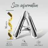 Cursive Script Letter Balloons - WELCOME BACK 16" Inch Alphabet Letters ...