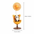 Cartoon Panda Chair Desktop Fan USB Rechargeable Three Speed Adjustable ...
