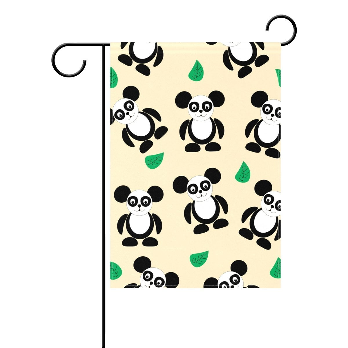 POPCreation Cute Panda Baby Graphic Garden Flag Summer Ocean Sea Sunset ...