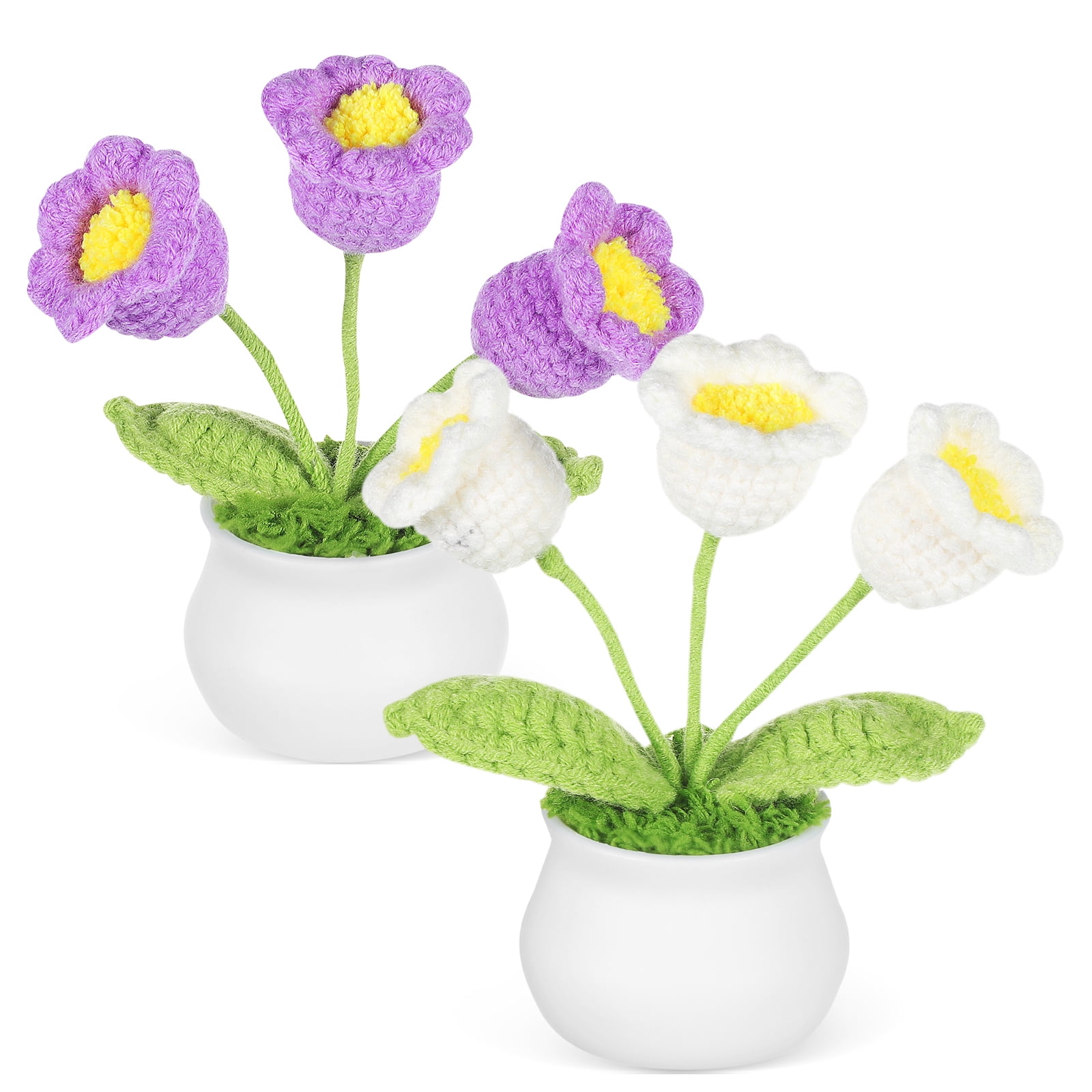 Click here for Movtotop 2pcs Artificial Bell Orchid Flowers Knitt... prices