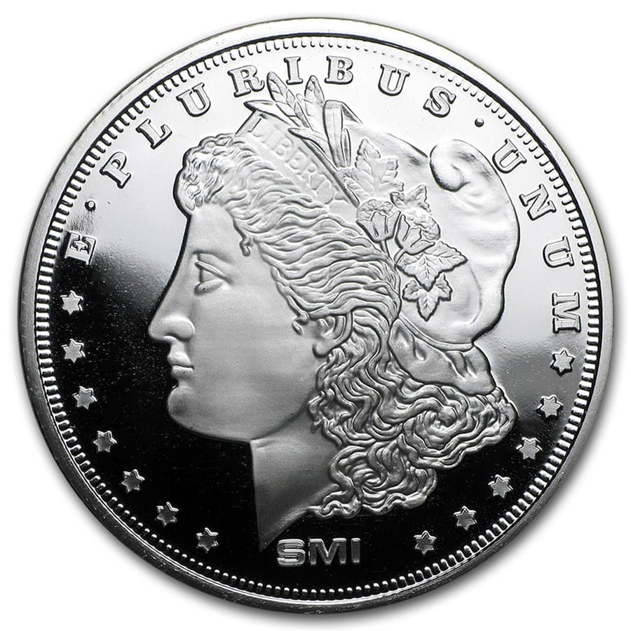 1 oz Silver Round - Morgan Dollar (Mint Mark SI) - Walmart.com