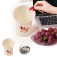 BIZHUA D Loudspeaker Desktop Trash Can, Plastic Mini Wastebasket for ...