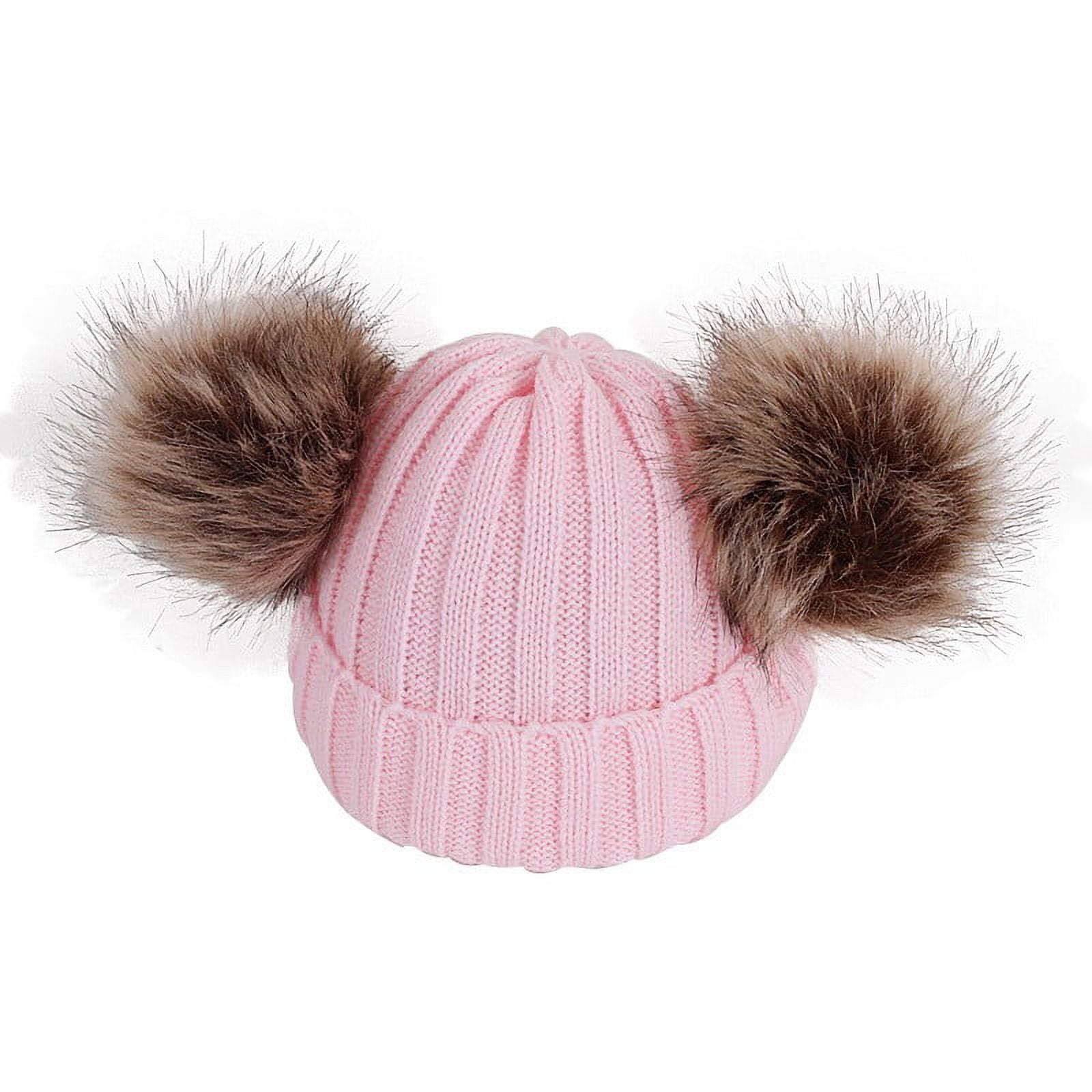 Click here for Eqwljwe Toddler Double Pom Baby Girl Beanie Winter... prices