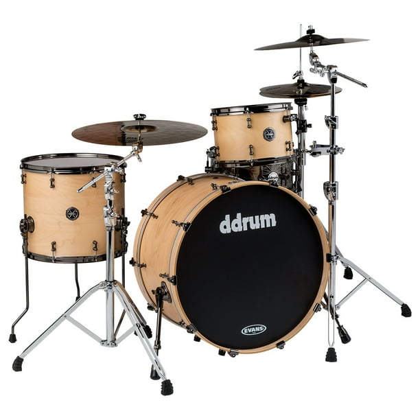 ddrum MAX Series 3-Piece Shell Pack - Satin Natural - Walmart.com