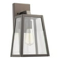 CHLOE Lighting LEODEGRANCE Transitional 1 Light Rubbed Bronze Outdoor ...