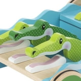Melissa & Doug First Play Chomp and Clack Alligator Wooden Push Toy and ...