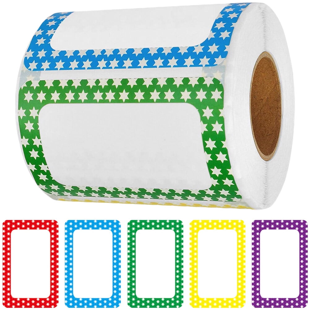 1 Roll of Sorting Tag Stickers Colorful Name Tag Labels Self-adhesive ...