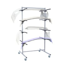 Durham 368-95 Gray Cold-Rolled Steel Wire Spool Rack with 4 Rods, 26-1/ ...