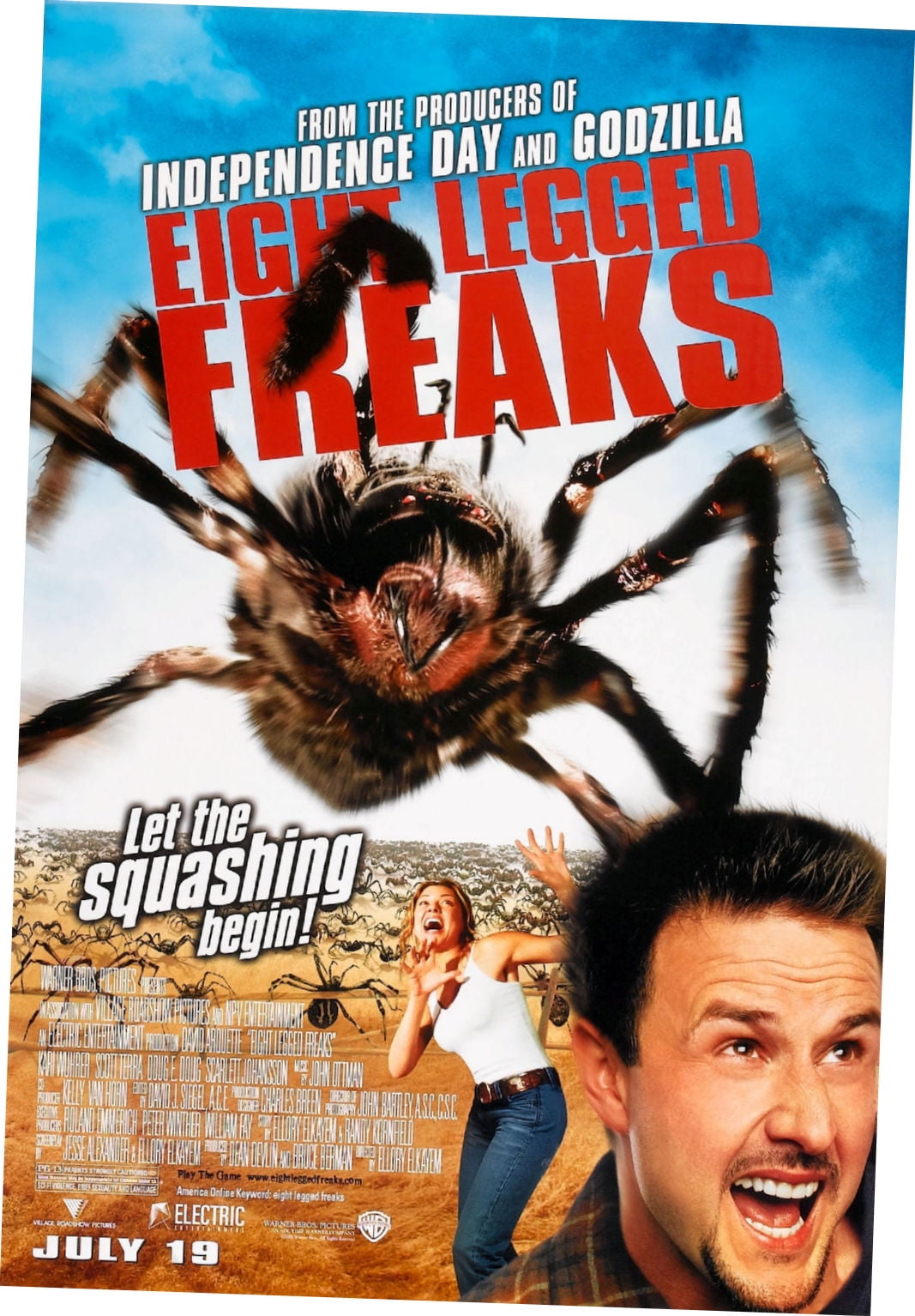 Eight Legged Freaks Movie Poster Metal Sign 8Inx 12In Metal Print 8x12 ...