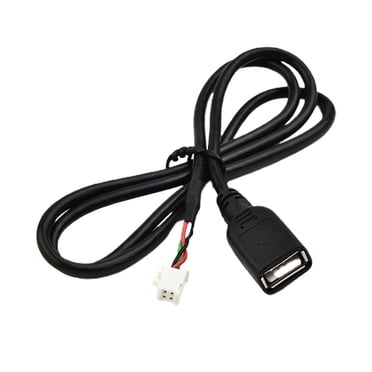 4Pin & 6Pin Connector USB Extension Cable Adapter for Android Car Radio ...