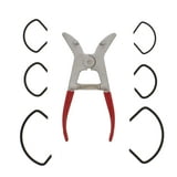 DCT Spring Miter Clamp Assortment & Pliers Corner Molding Trim Frame ...