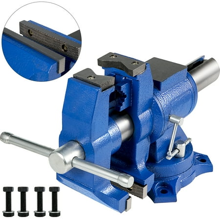 VEVOR Multipurpose Vise 6 inch Bench Vise 360-Degree Rotation Clamp on ...