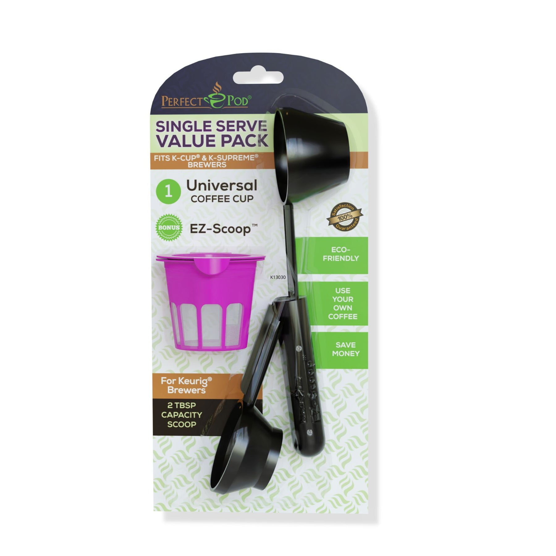 Perfect Pod Universal Fit Single Serve Value Pack with EZ-Scoop ...