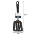 Mainstays Slotted Kitchen Turner Nylon Black Soft Grip Handle ...