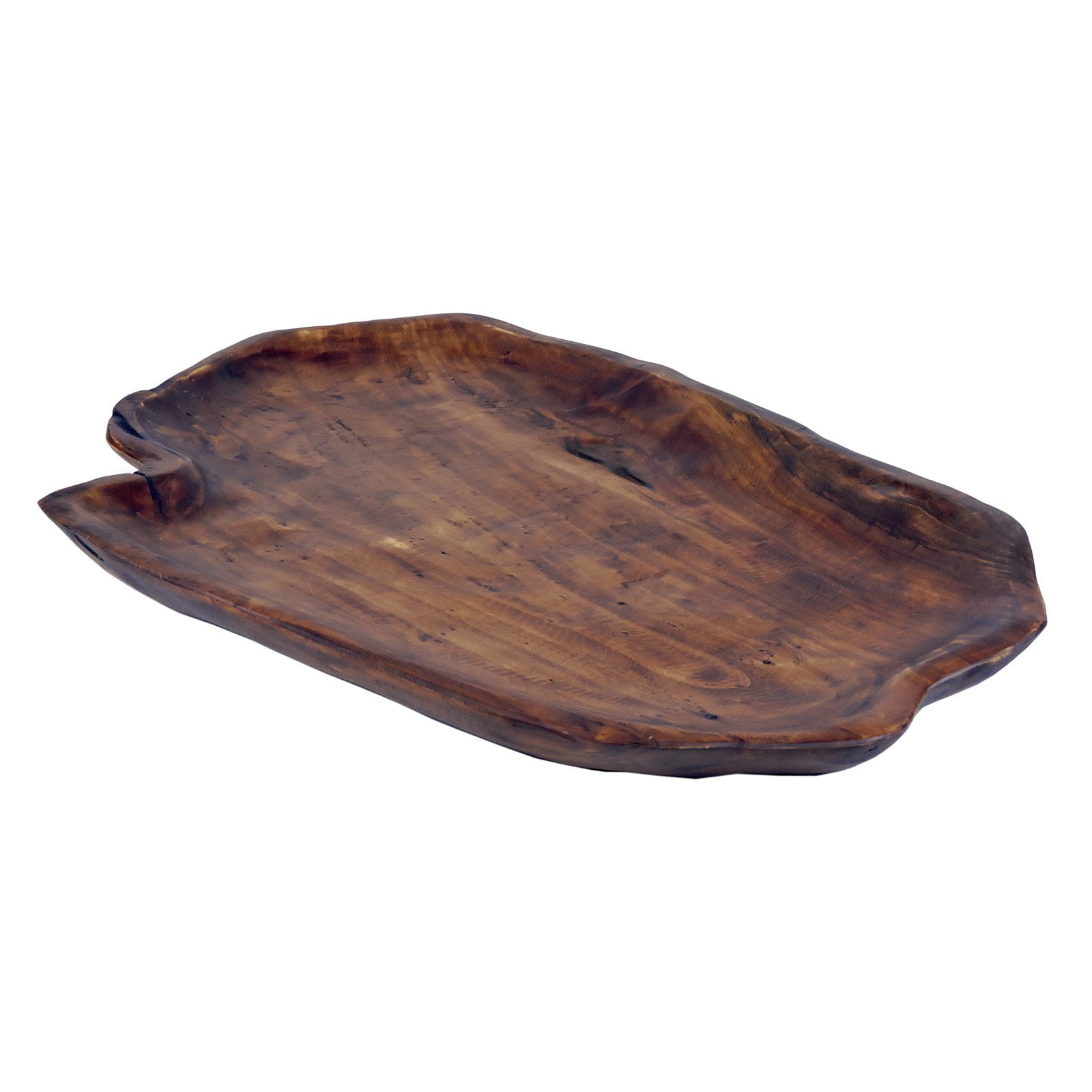 Enrico Reclaimed Fir Root Party Platter - Chocolate - Walmart.com
