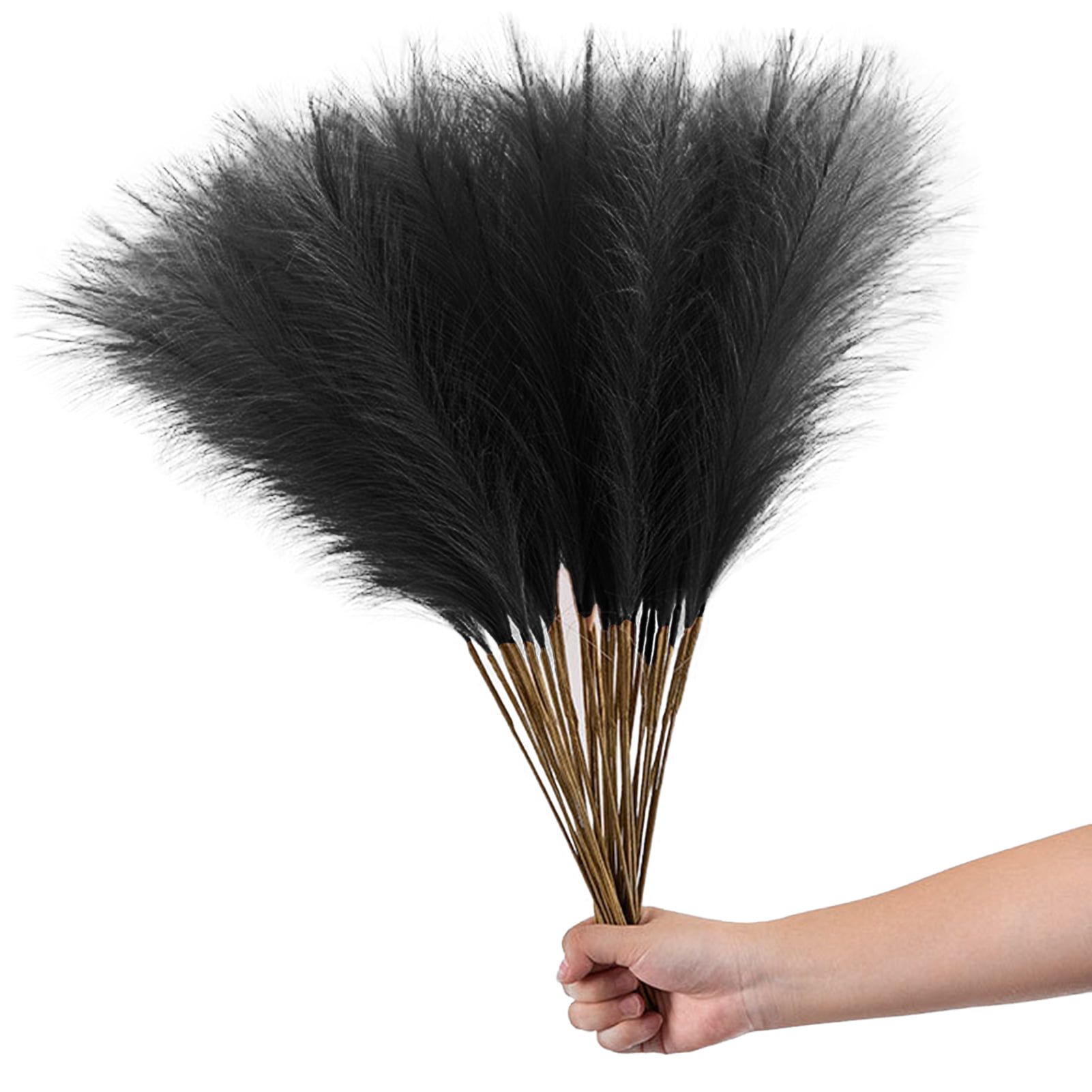 nbuaila Artificial Dry Reed Feather Reed Fluffy False Bristle Brush ...