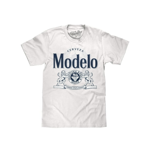Tee Luv Men's Cerveza Modelo Lion Logo Beer T-Shirt (S) - Walmart.com