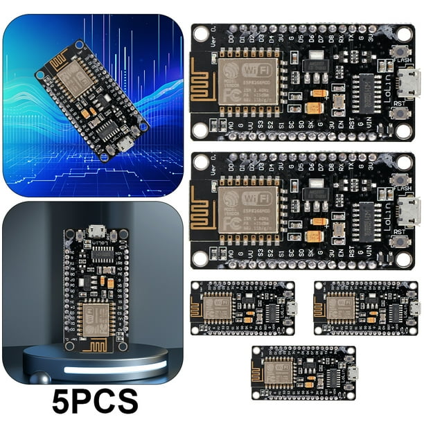 Módulo NodeMcu Lua Conector Inalámbrico ESP8266 Placa Desarrollo ...