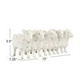 Creative Co-Op Farmhouse Resin Sheep Planter, White - Walmart.com
