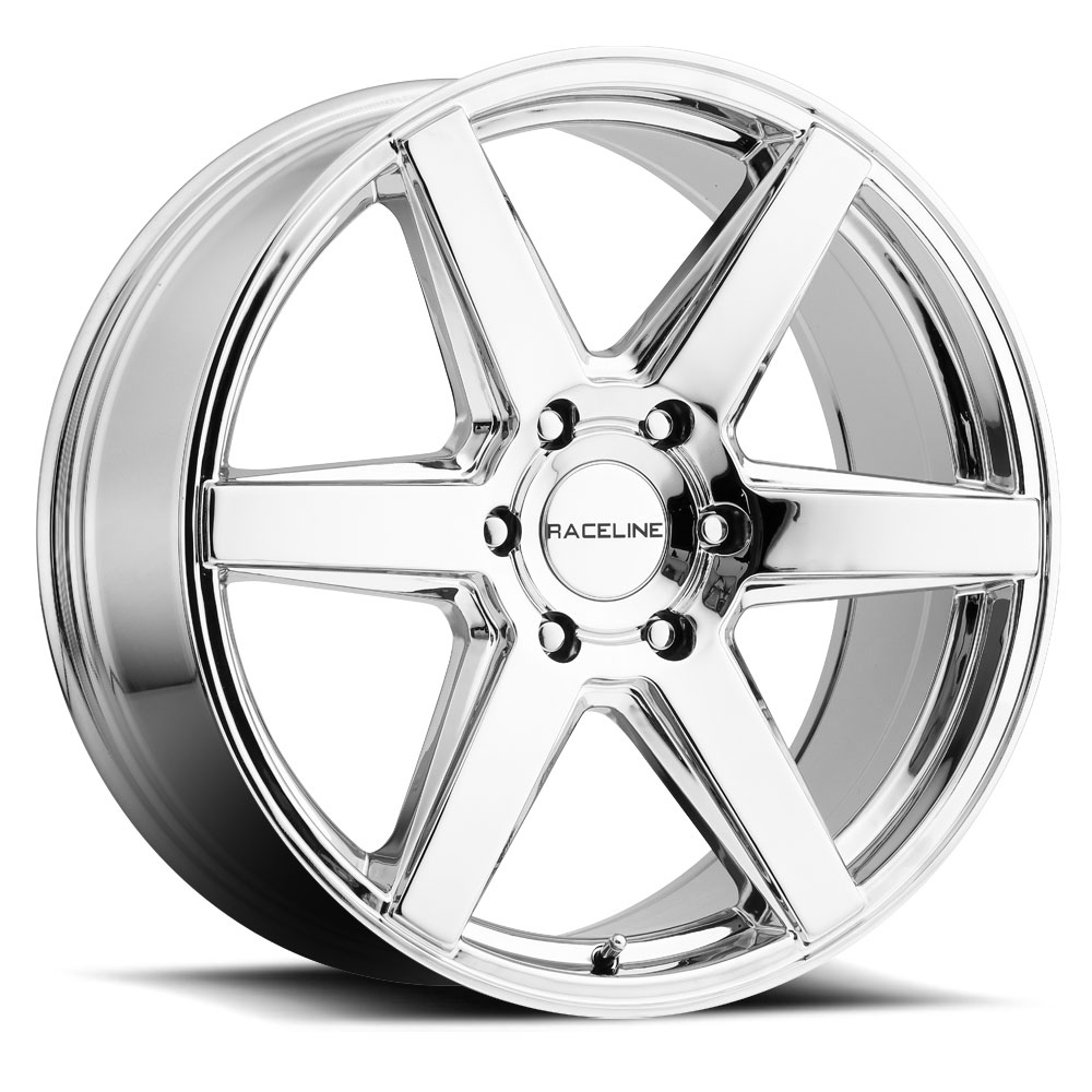 18" Inch Raceline 156C Surge 18x8 6x120 +35mm Chrome Wheel Rim ...