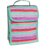 iPack Kids Stripe 5 Piece Backpack Set with Lunch Bag, Water bottle ...