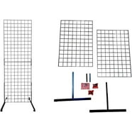 6" Black Gridwall Hook For Grid Displays 50pk - Walmart.com