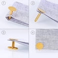 1 Box Brass Cuff Button Cufflink Findings for Apparel Accessories ...
