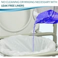 tidy-care Bedside Commode Liners Portable Toilet Liners Value Pack 96 ...