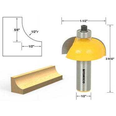 Yonico Bevel and Bead Wainscoting Router Bit - 1/2" Shank - 13111 ...