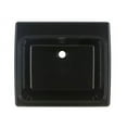 Swan Solid Surface 25'' x 22'' Drop-In/Undermount Deep Laundry Sink ...