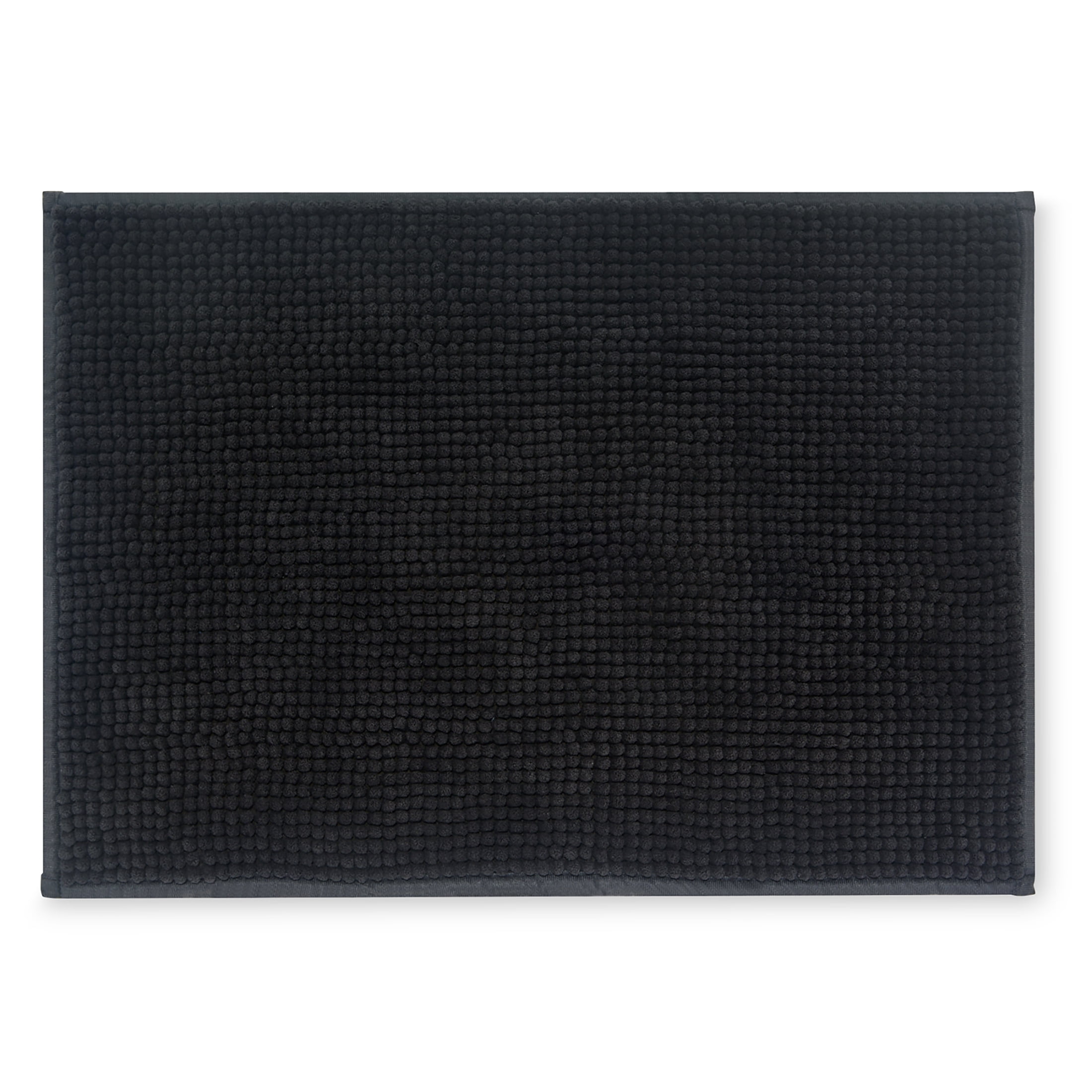 Mainstays Noodle Black Bath Rug, 17" x 24", Non-slip bath rug - Walmart.ca