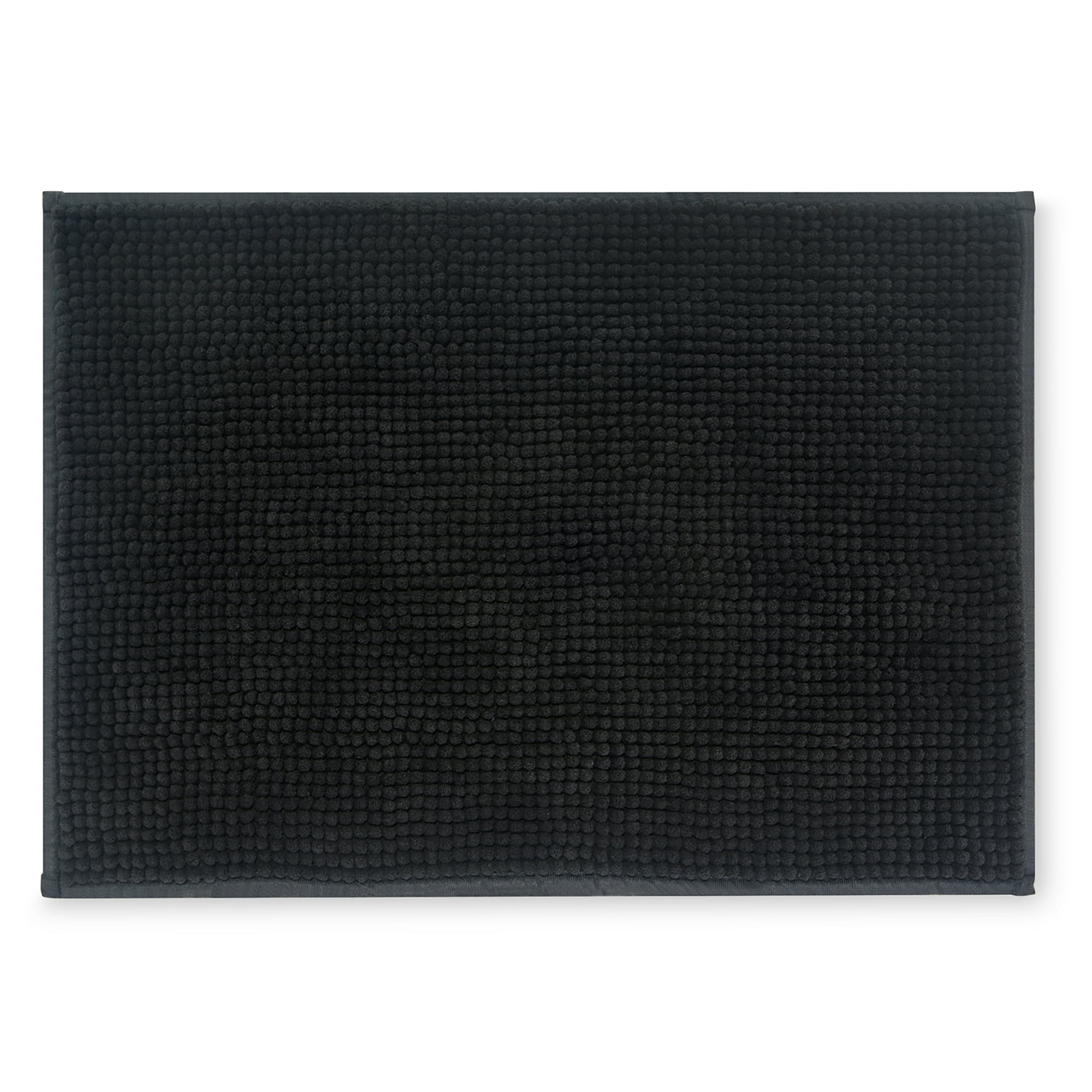 Click here for Mainstays Noodle Black Bath Rug  17 X 24 17X24 prices