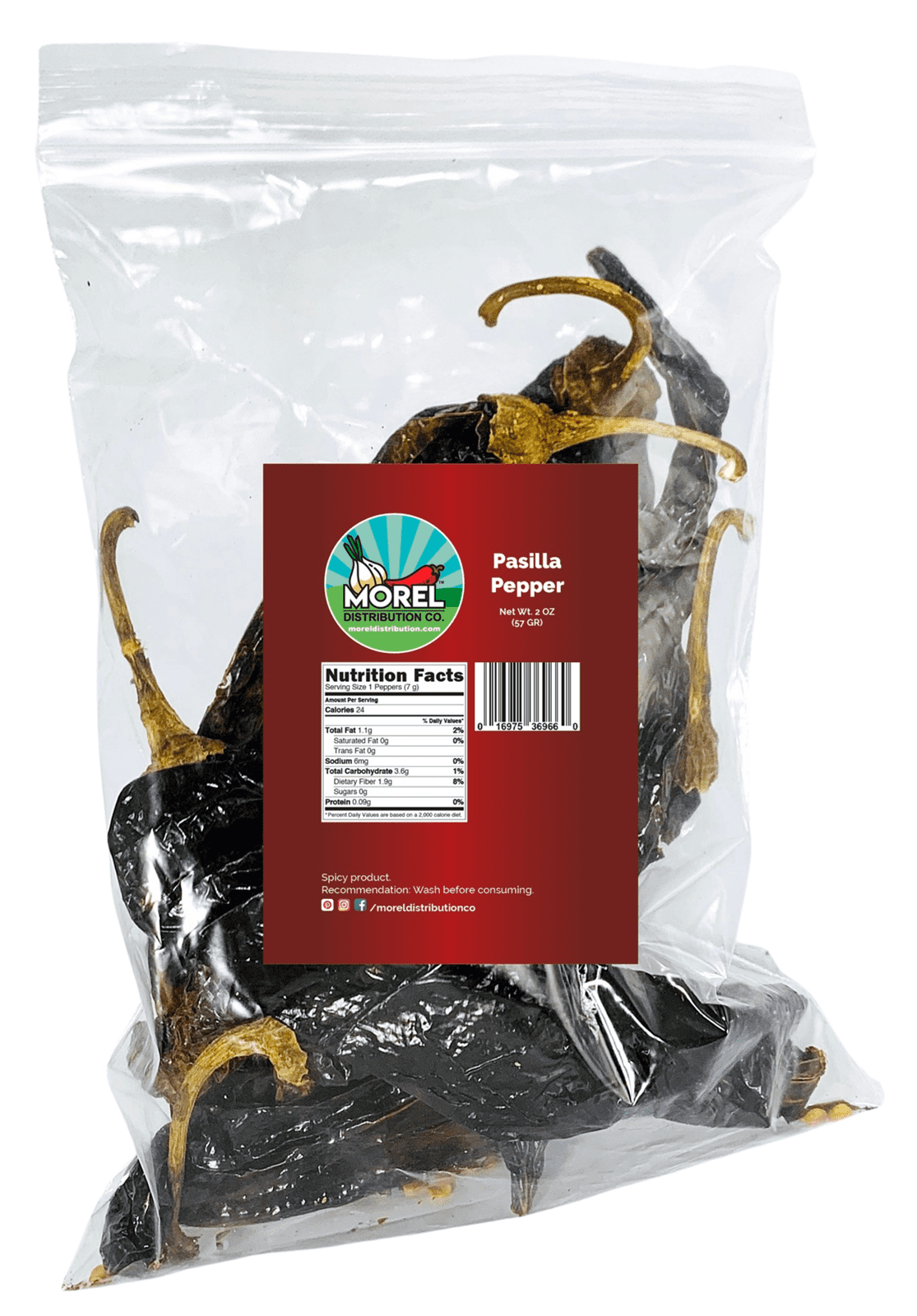 Chile Pasilla Pepper (Pasilla Negro) 2 oz - Walmart.com