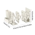 Book Stand Adjustable 3-in-, QQZ Sturdy Metal Desktop Organizer with ...