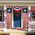 American 250th Flag Banner 20x96 Inch Vertical Star Pull Flag for July ...