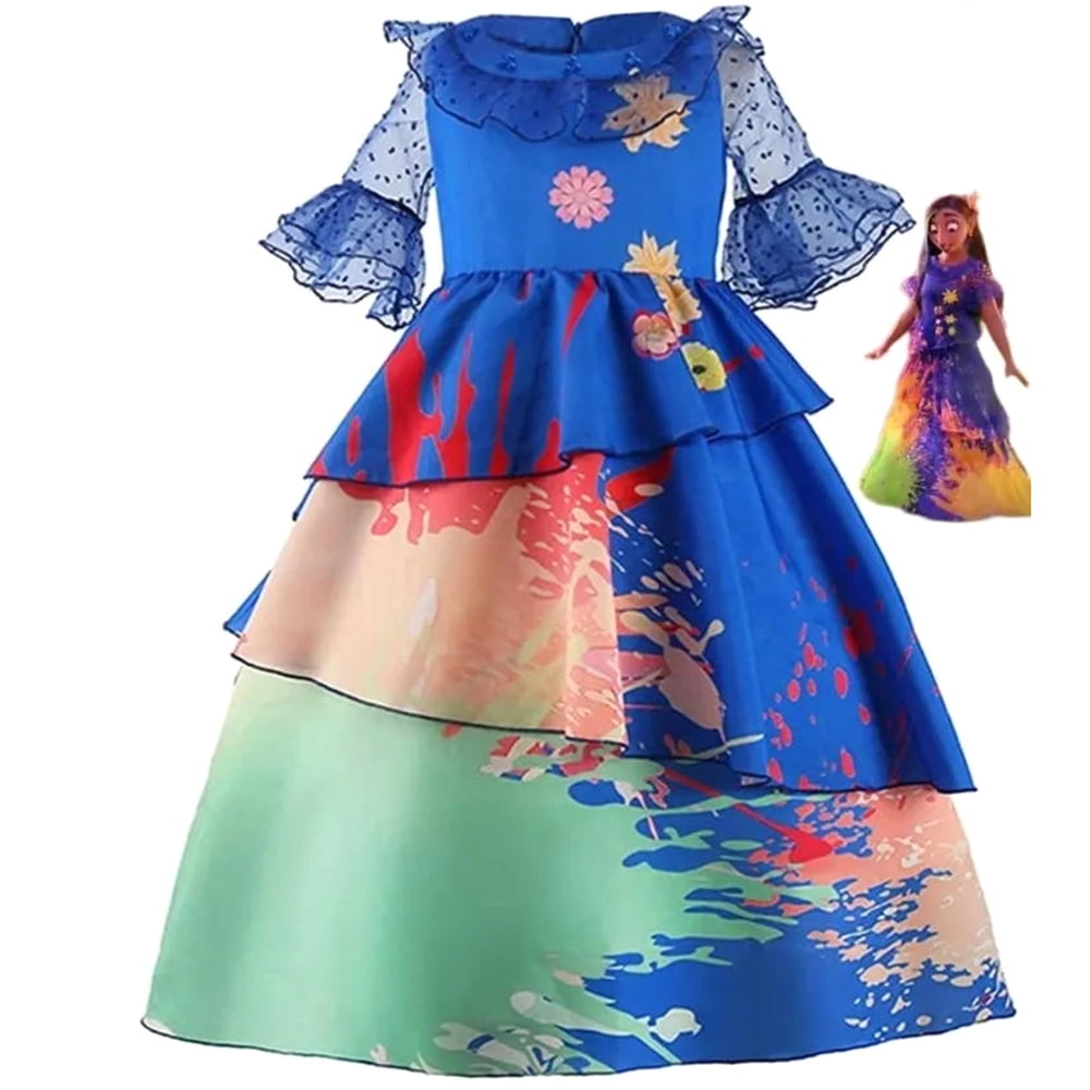 Encanto Isabela Dress Cosplay Isabella Mirabel - Walmart.com